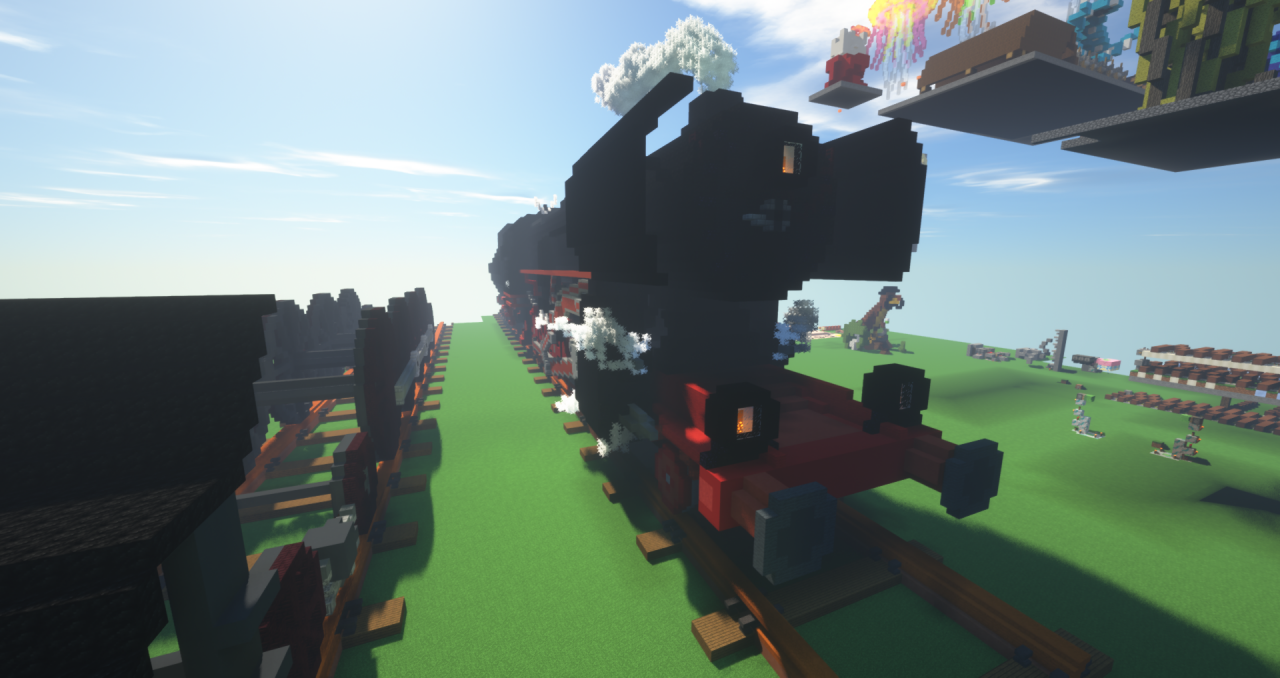 Steam locomotive - DRB class 52 Minecraft Map