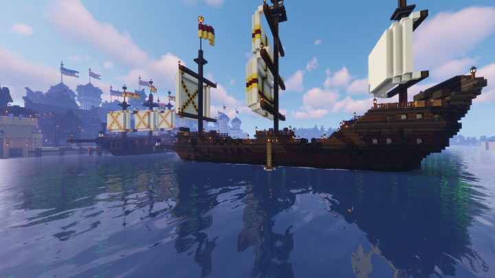 Nimgard Marina and Navy Minecraft Map