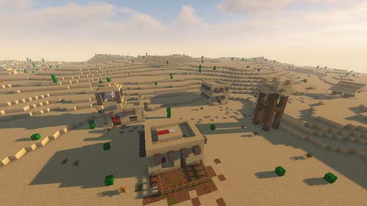 Desert Village Minecraft Map