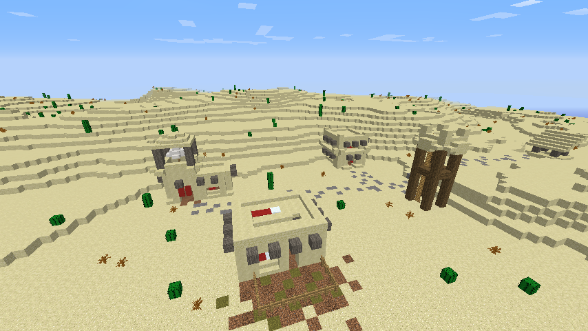 Desert Village Minecraft Map