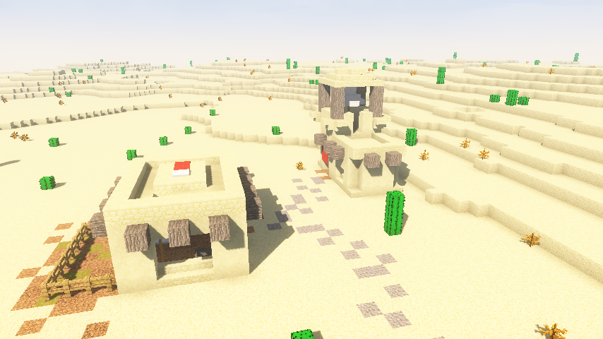 Desert Village Minecraft Map