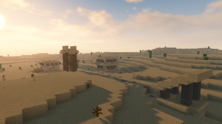 Desert Village Minecraft Map