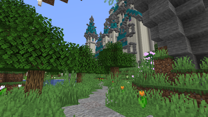 A Flower Farm :) [Java 1.14.4 free download] Minecraft Map