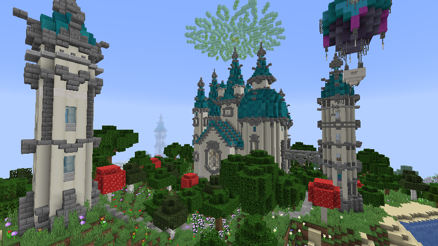 A Flower Farm :) [Java 1.14.4 free download] Minecraft Map
