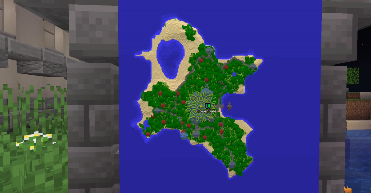 A Flower Farm :) [Java 1.14.4 free download] Minecraft Map