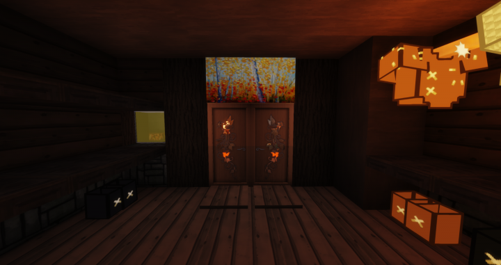Autumn Cozy Cabin Minecraft Map