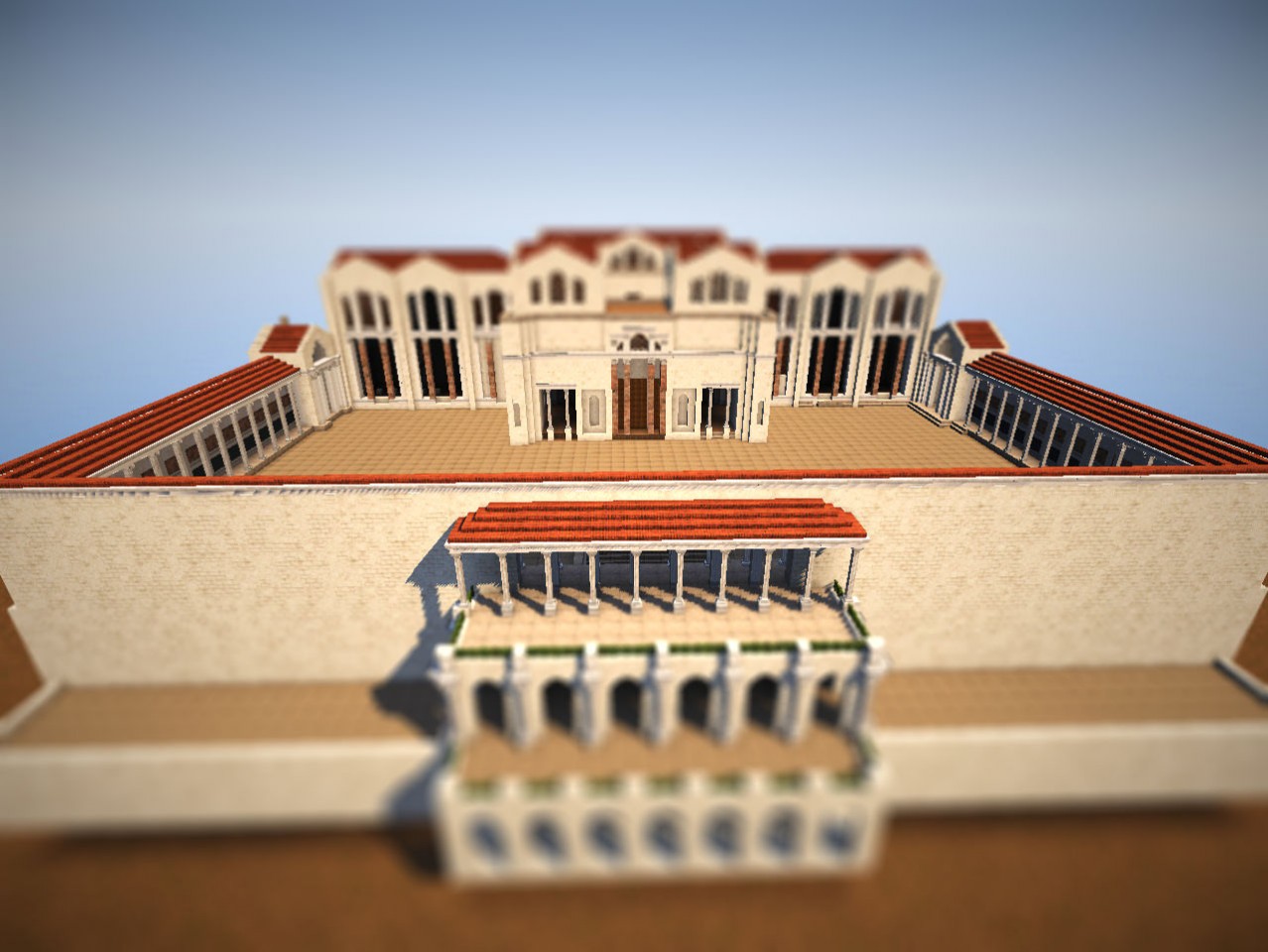 Building Rome, Titus' Bath Minecraft Map