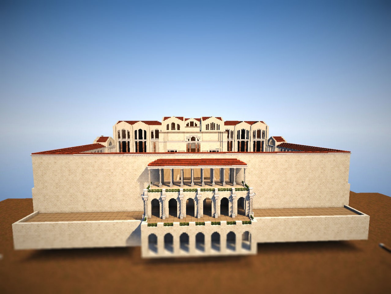 Building Rome, Titus' Bath Minecraft Map