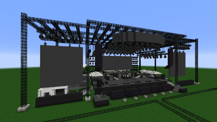 Custom Concert Stage Minecraft Map