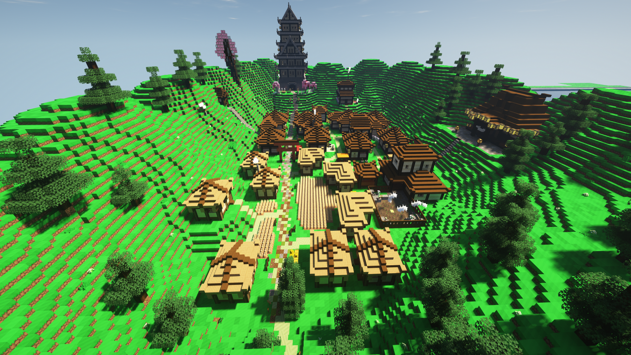 Japanese City Minecraft Map