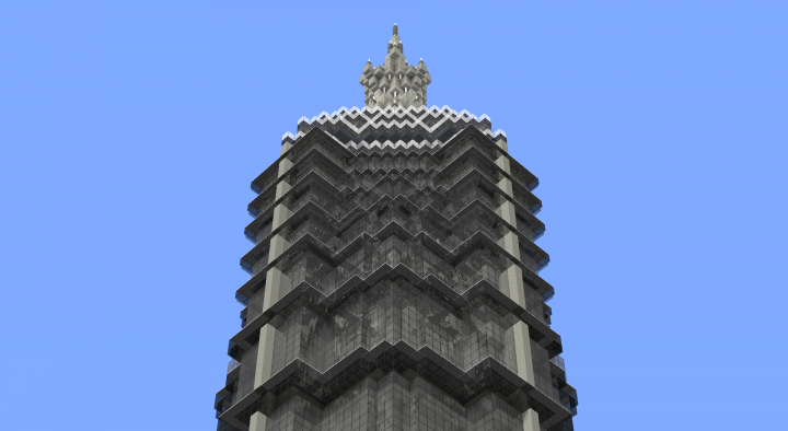 Jin Mao Tower, Shanghai Minecraft Map