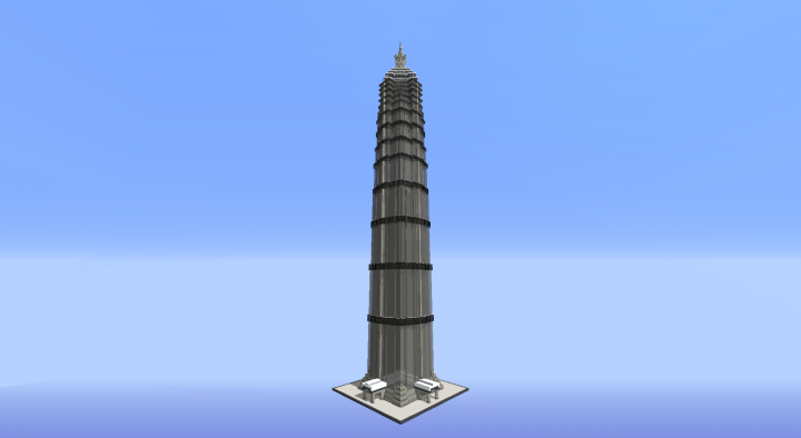 Jin Mao Tower, Shanghai Minecraft Map