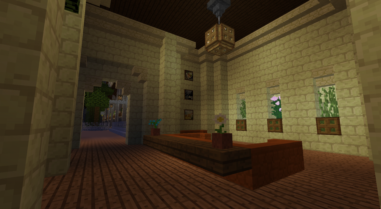 Brownstone Inspired Building Minecraft Map