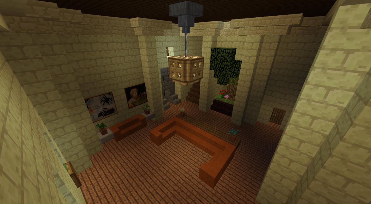 Brownstone Inspired Building Minecraft Map