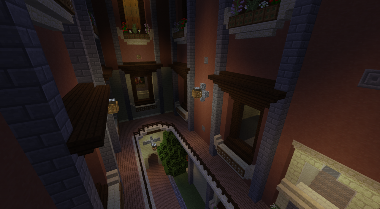 Brownstone Inspired Building Minecraft Map
