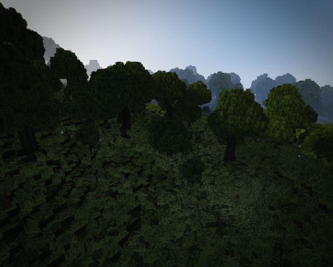 [Trees Pack] Classic Oak Forest schem Minecraft Map