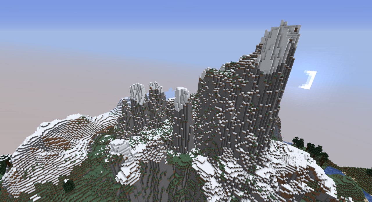 Snowy Mountain Minecraft Map