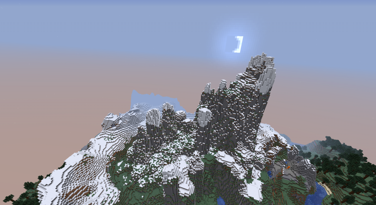 Snowy Mountain Minecraft Map