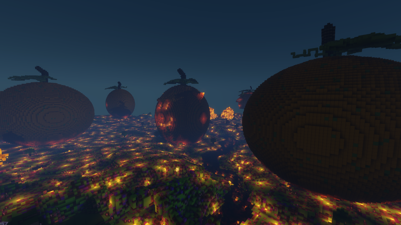 Pumpkin in Pumpkin Patch Minecraft Map