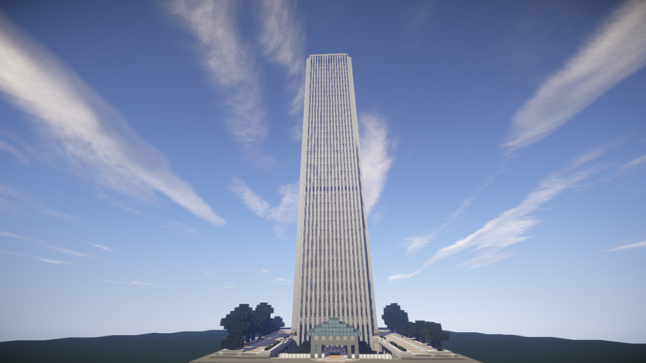Aon Center, Chicago Illinois USA (Full Interior) Minecraft Map