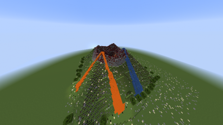 Volcano Minecraft Map
