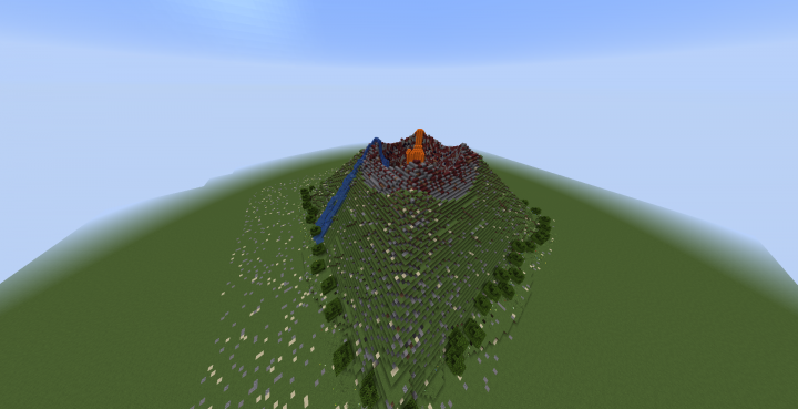 Volcano Minecraft Map