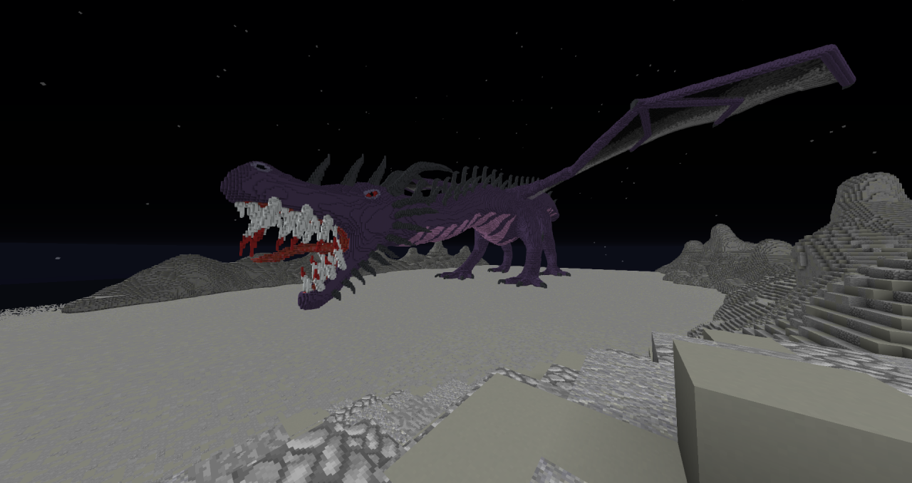 Nightmare Dragon Minecraft Map