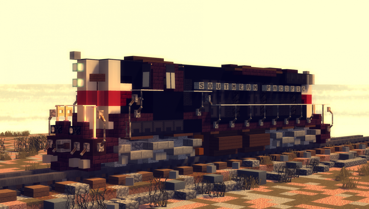 Locomotive EMD SD-9 Southern Pacific Minecraft Map