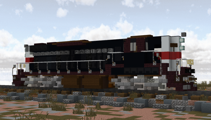Locomotive EMD SD-9 Southern Pacific Minecraft Map