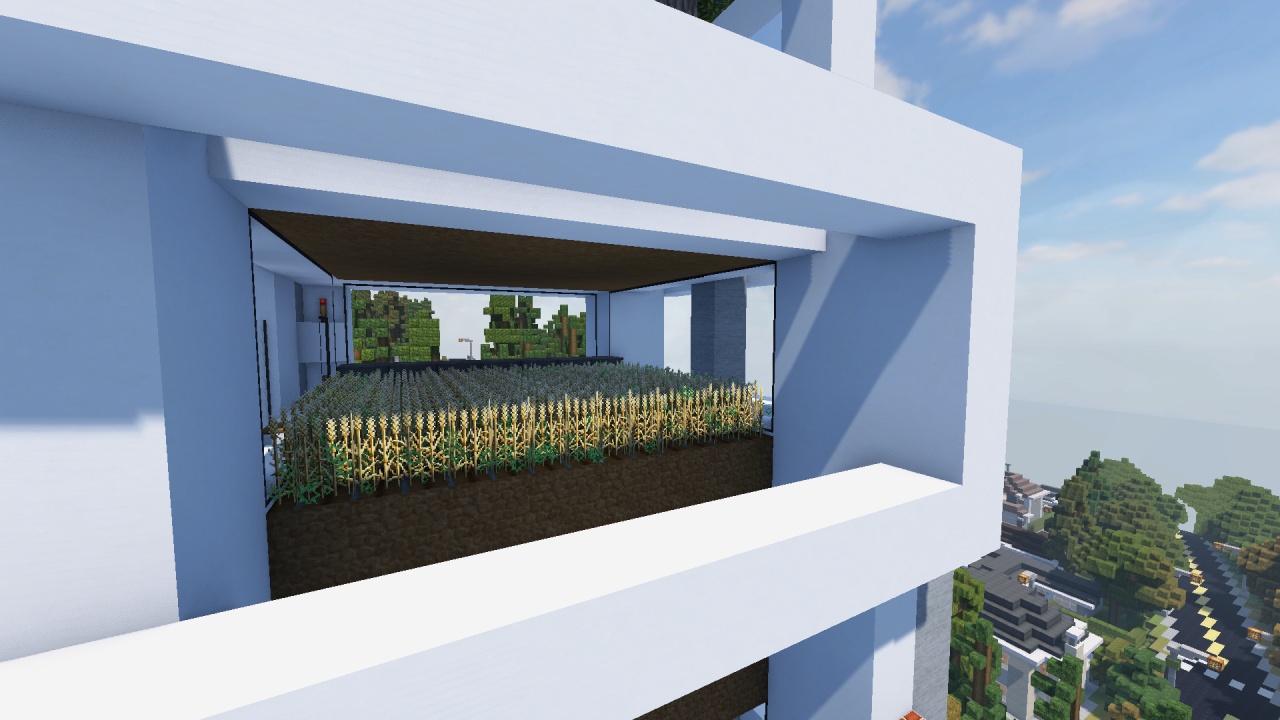 Skyscraper Farm Design Minecraft Map