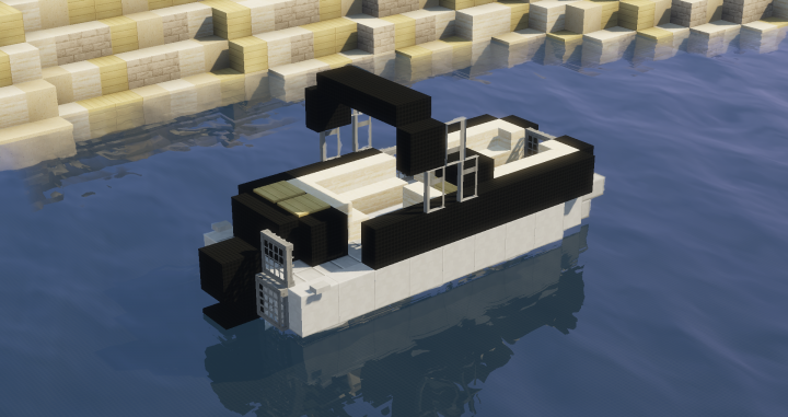 SunCatcher Elite 322 Pontoon boat (1.5:1) Minecraft Map