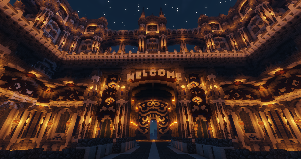 Star Castle Factions Survival Server Spawn Minecraft Map
