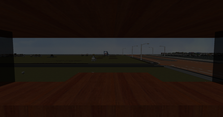 Futuristic Hovercraft Freight and Flatbed Trucks Minecraft Map