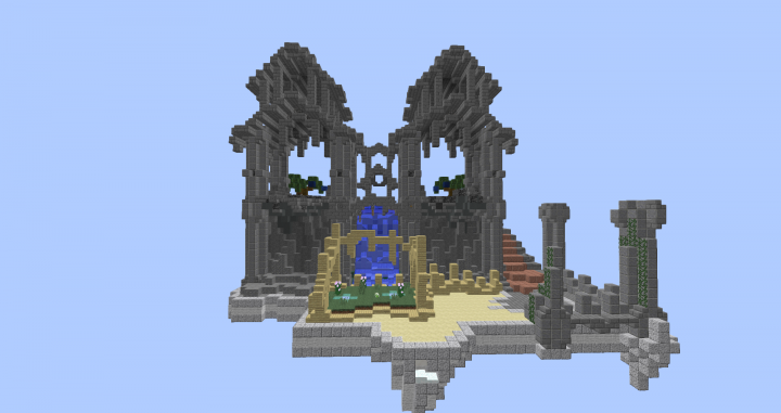 BedWars island schematic Minecraft Map