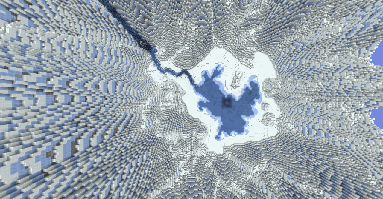 Frozen Lake Minecraft Map