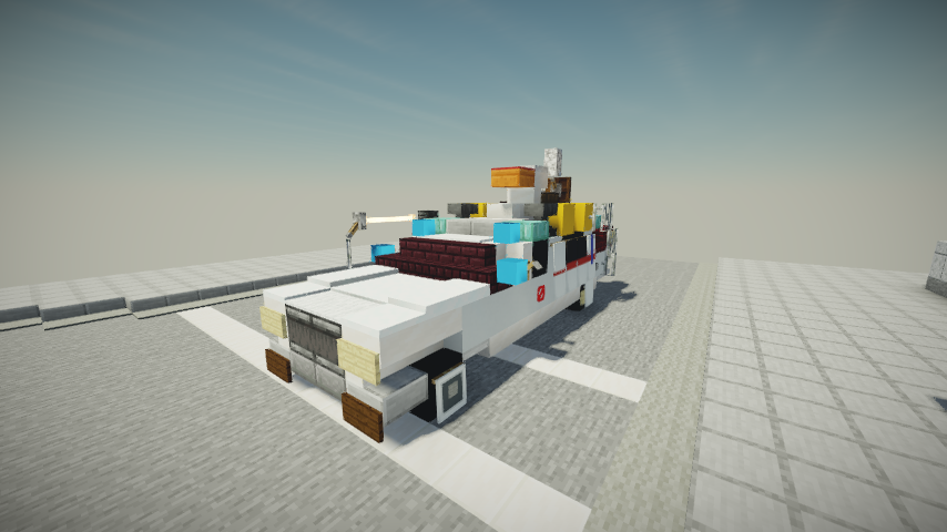 Ecto-1 - Ghostbusters (1984) Minecraft Map