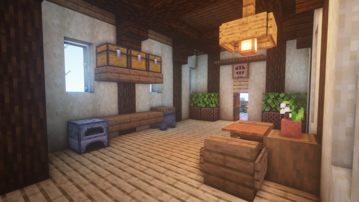 A peaceful farmhouse Minecraft Map