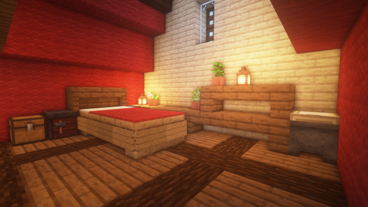 A peaceful farmhouse Minecraft Map