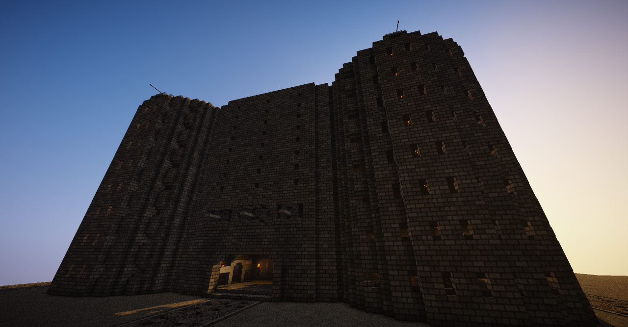 [Fictional] German WW2 Style Flak Tower Minecraft Map