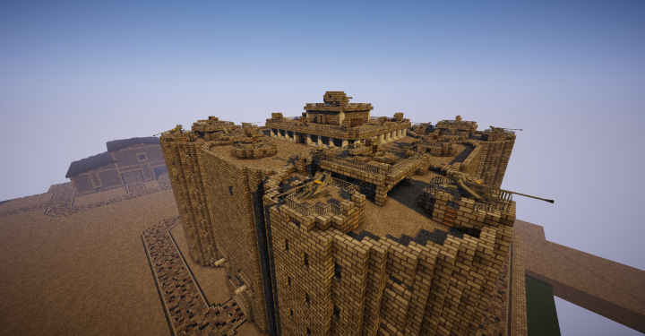 [Fictional] German WW2 Style Flak Tower Minecraft Map
