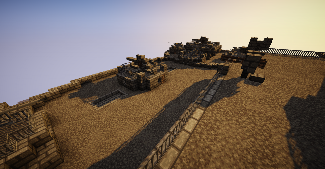 [Fictional] German WW2 Style Flak Tower Minecraft Map