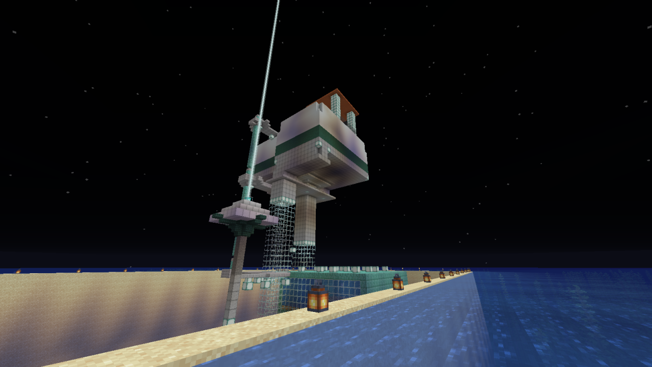Converted Ocean Monument Base Minecraft Map