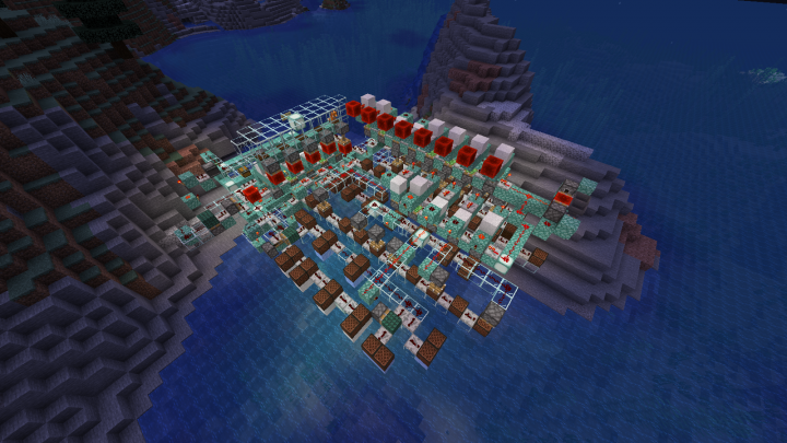 "Explorer's Bay Theme" - musical redstone computer Minecraft Map