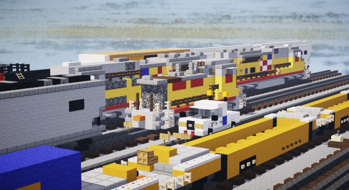 Union Pacific Railyard 2020 -New and Improved- Minecraft Map