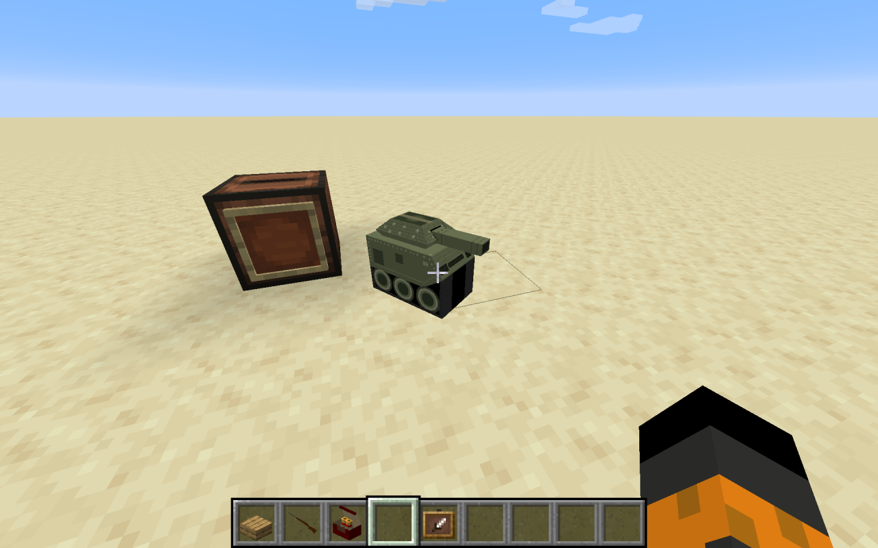 Cardboard Tank [MGSPW] Minecraft Texture Pack