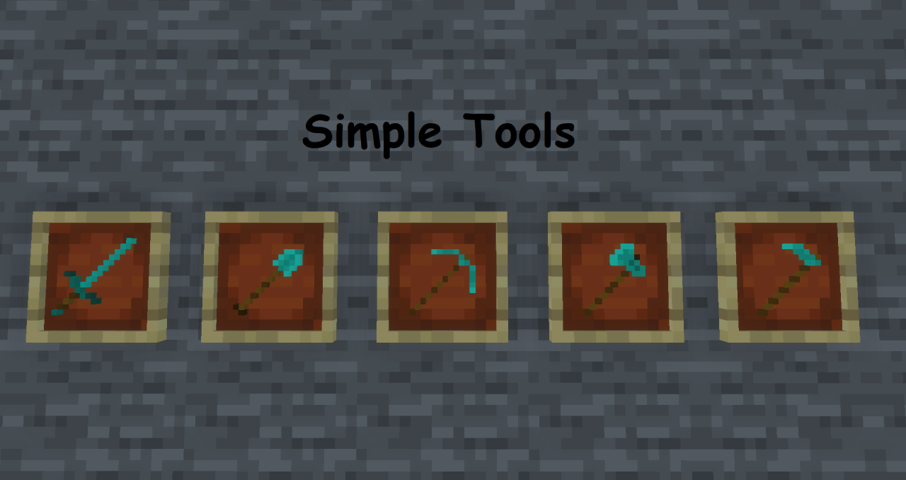 Simple Tools Minecraft Texture Pack