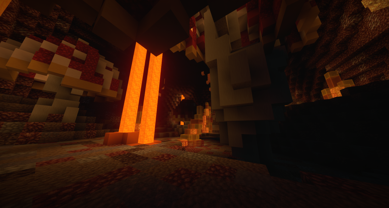 Mushroom Nether Hub Minecraft Map