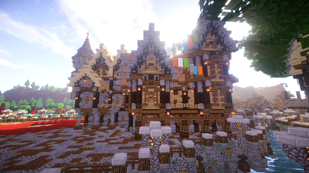 Middle age terraced House Minecraft Map