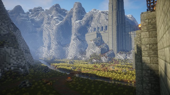Helm's Deep: Fortress of Rohan (2019) Minecraft Map
