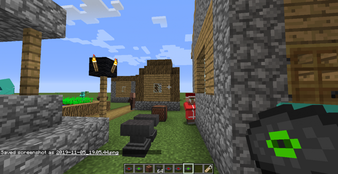 Element Animation Villager Christmas Theme Minecraft Texture Pack